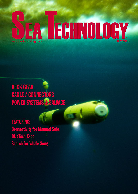 Sea Technology, Vol. 59, No. 7—July 2018 Sea Technology magazine